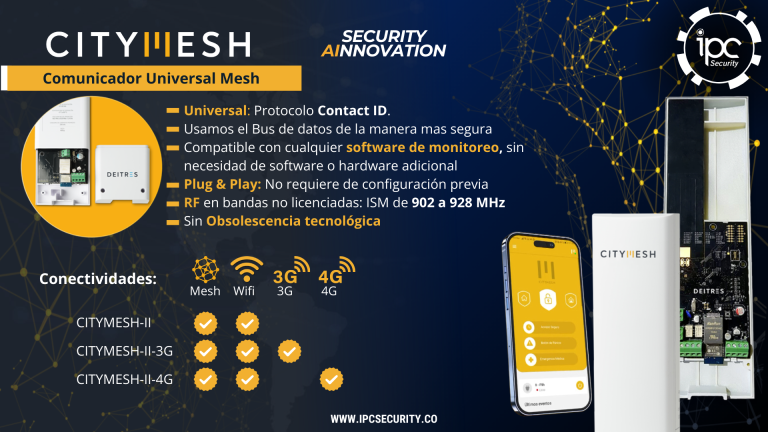 CITYMESH - La Solución definitiva para empresas de monitoreo - IPC ...